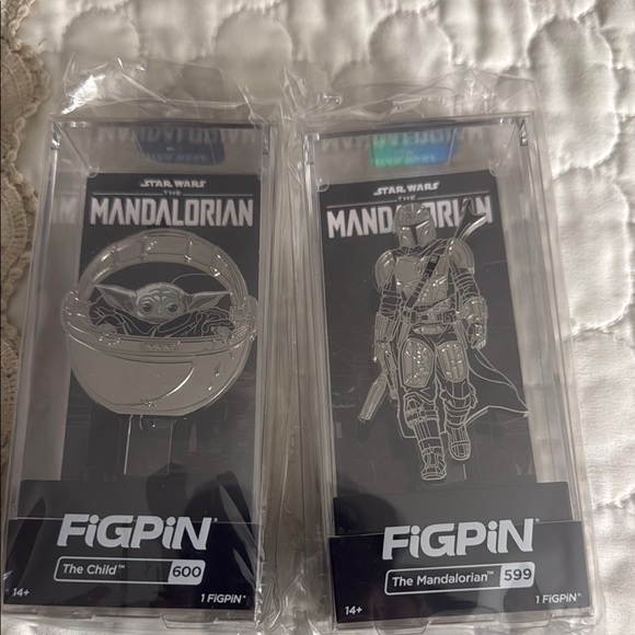 Disney | Other | Figpin The Mandalorian And The Child Pin Set | Poshmark